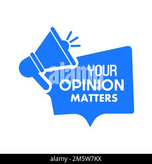 your feedback matters sign on white background Stock Vector Image & Art ...
