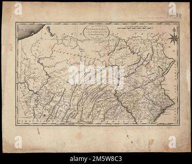 Pennsylvania. Relief shown pictorially. Prime meridians: Washington and ...