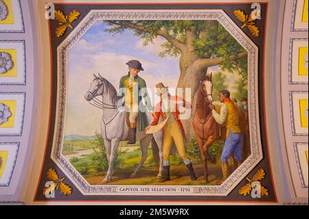 Washington DC, USA. 30th Dec, 2022. A mural depicting George Washington ...