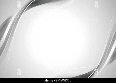 Gray curve frame template vector Stock Vector Image & Art - Alamy