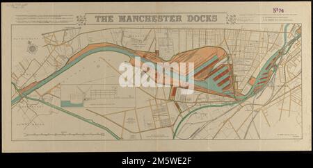 Port of Manchester. Oriented with north towards the upper right ...