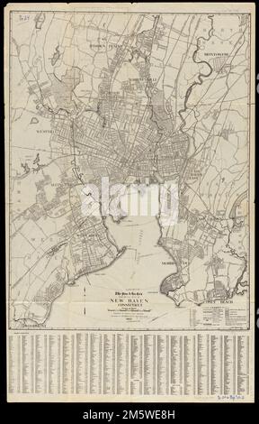 The Price & Lee Co's map of the city of New Haven, Connecticut , New ...
