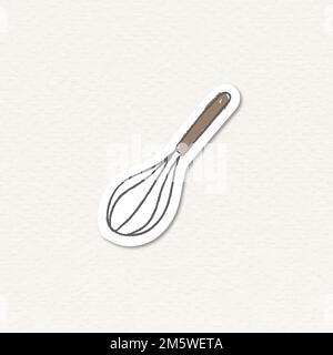 Doodle whisk sticker design resource vector Stock Vector Image & Art ...