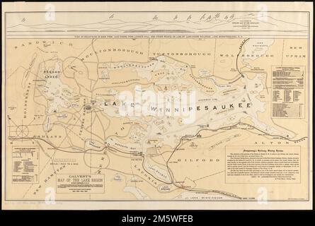 Lake Winnipesaukee, New Hampshire. Includes index to points of interest ...