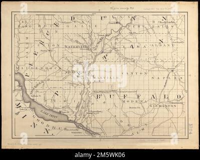 Map of Pepin in Wisconsin Stock Photo - Alamy