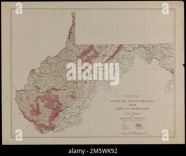 State of Virginia coal fields and producing districts, September 1919 ...