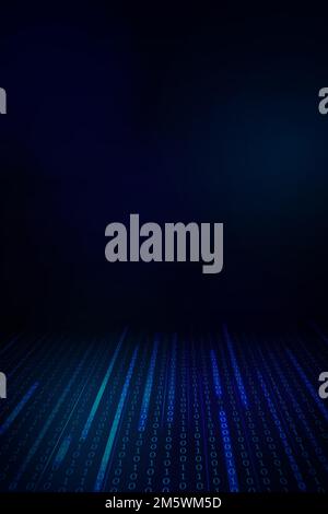 Stream of binary code design vector Stock Vector Image & Art - Alamy
