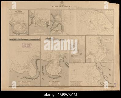 West Indies, harbors of Jamaica : from British surveys to 1879, cor. to ...