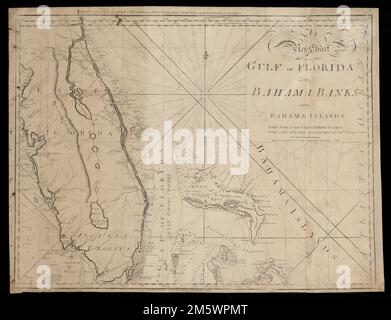 A new chart of the Gulf of Florida and Bahama Banks also the Bahama ...