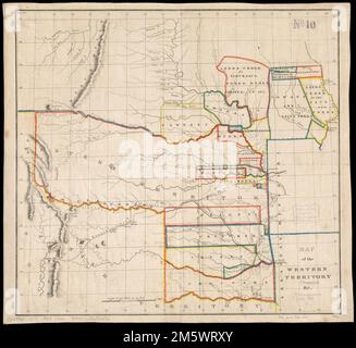 Map of the lands in Mississippi ceded by the Chickasaws to the United ...