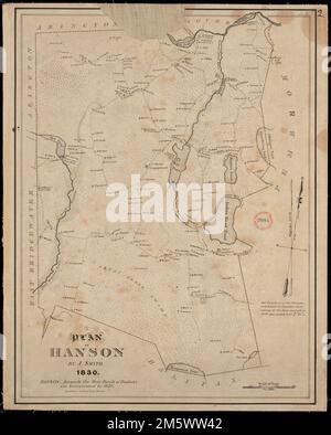 Map of the town of Hanson, Plymouth County, Mass : surveyed by order of ...