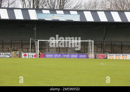 Somerset Park, Ayr, Ayrshiire, Scotland, UK. Interior of the football ...