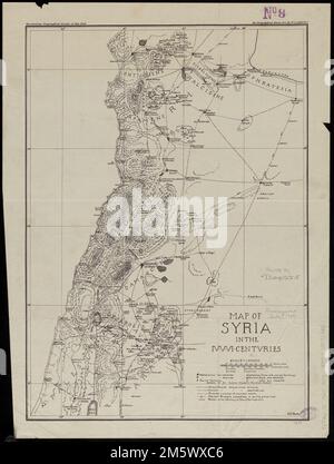 Map of Syria in the IV-V-VI centuries , Syria, Historical geography ...