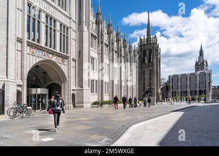 aberdeen street scenes Stock Photo - Alamy