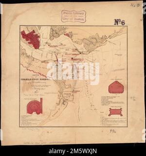 Sketch of Charleston Harbor. Shows fortifications, street pattern of ...