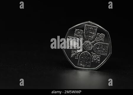 The first 50p coin to feature the first portrait of His Royal Highness ...