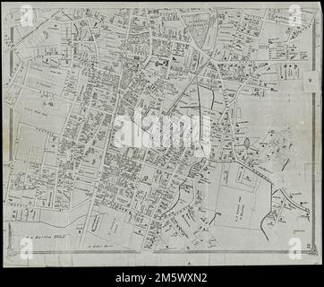 Map of the towns of Wakefield, Stoneham, Reading, North Reading, and ...