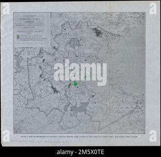 Proposed parks and parkways , Parks, Massachusetts, Boston, Maps ...