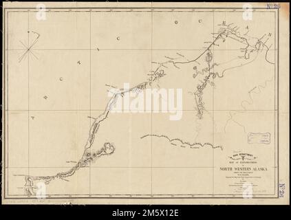 Map of North Slope in Alaska Stock Photo - Alamy
