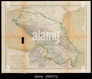 Karte der Kaukasus-Länder , Caucasus, Maps Norman B. Leventhal Map ...