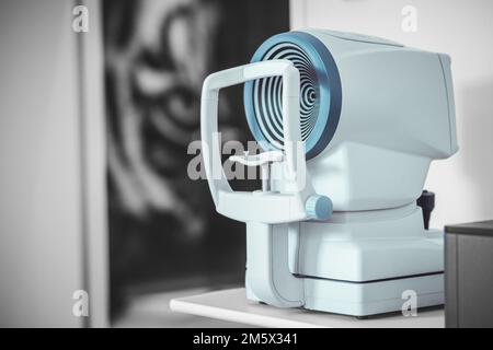 Optical biometer and full corneal topographer. measures axial length ...