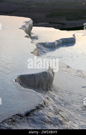 Thermal Terraces of Hot Springs at Pammukale, Turkey Stock Photo - Alamy