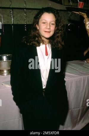 Sara Glibert 1989 Credit: Ralph Dominguez/MediaPunch Stock Photo - Alamy