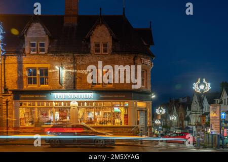 The Station Pub, Conway Road and Station Road, Colwyn Bay, North Wales ...