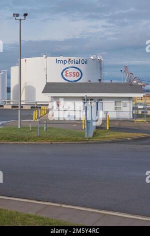 The imperial oil esso petrolium storage and distribution facility is ...
