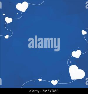 Vector heart string border geometric pattern background Stock Vector Image & Art - Alamy