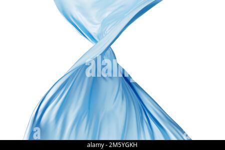 Smooth wave cloth background, 3d rendering. Digital drawing Stock Photo ...