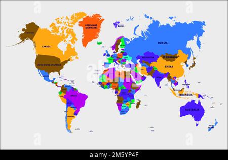 World Geography Map Countries