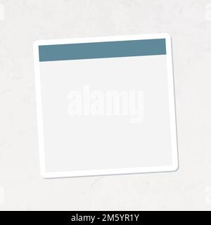 Gray notepaper journal sticker vector Stock Vector Image & Art - Alamy