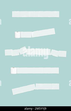 Toilet tissue roll banner elements set vector Stock Vector Image & Art ...