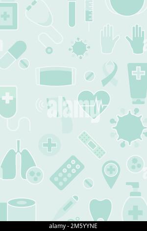 Clean medical patterned background vector Stock Vector Image & Art - Alamy