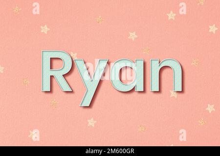 Ryan word art pastel typography Stock Vector Image & Art - Alamy