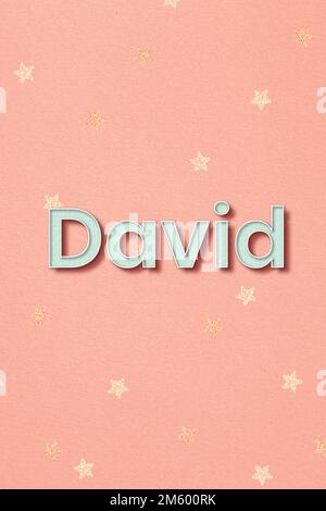 David male name typography vector Stock Vector Image & Art - Alamy