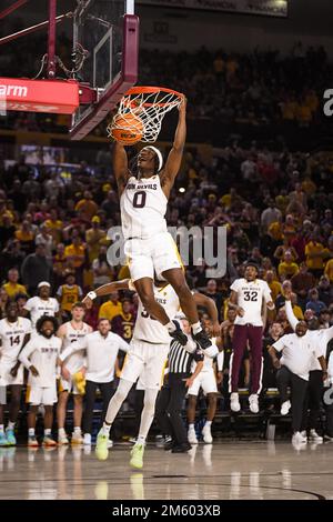 Arizona State guard DJ Horne (0) during the first half of an NCAA ...