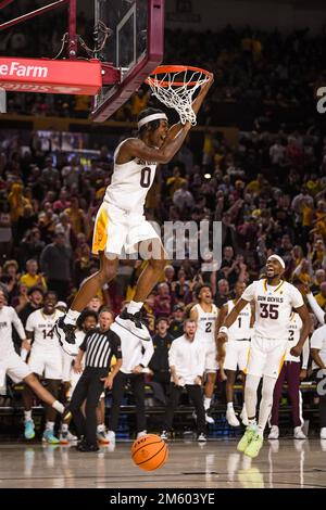Arizona State guard DJ Horne (0) during the first half of an NCAA ...