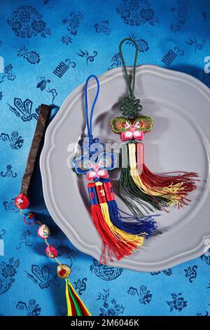 norigae, Korean traditional ornaments worn by women Stock Photo - Alamy