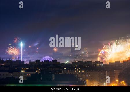 Wien, Vienna: private fireworks despite ban of private fireworks on new ...