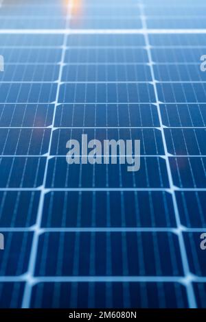 Macro closeup of solar panels with visible cells Stock Photo - Alamy