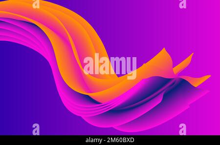 A beautiful abstract wavy solid color graphic background Stock Photo ...