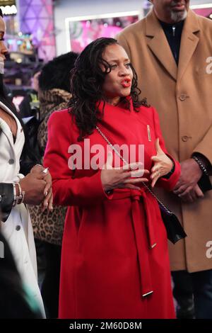 Sheena Wright Deputy Mayor of New York City attends the New Year's Eve ...