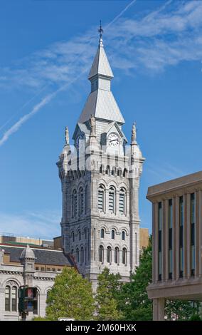 Old County Hall, once seat of Buffalo and Erie County government, now ...