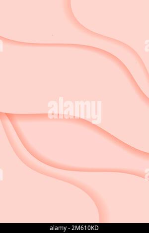 Abstract peach wavy patterned background Stock Vector Image & Art - Alamy