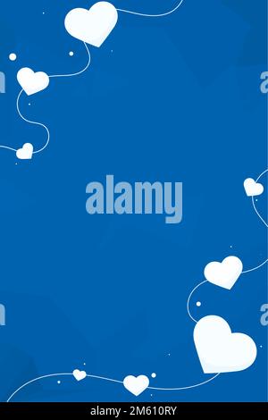 Vector heart string border geometric pattern background Stock Vector ...