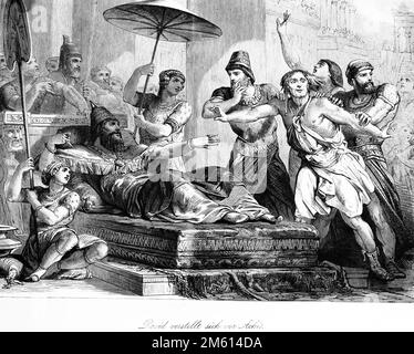 David With King Achish Stock Photo - Alamy