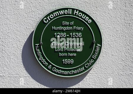 The Cromwell House where Oliver Cromwell was born, High Street ...