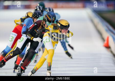 AMSTERDAM, NETHERLANDS - JANUARY 1: Eline Jansen of team Van Ramshorst ...